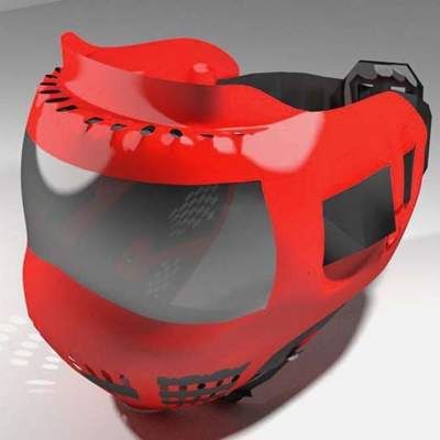 Paintball Face Mask - 3D Model by faizal3DX