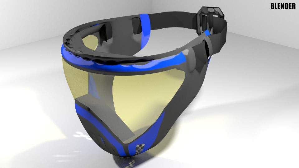 Paintball Face Mask - 3D Model by faizal3DX