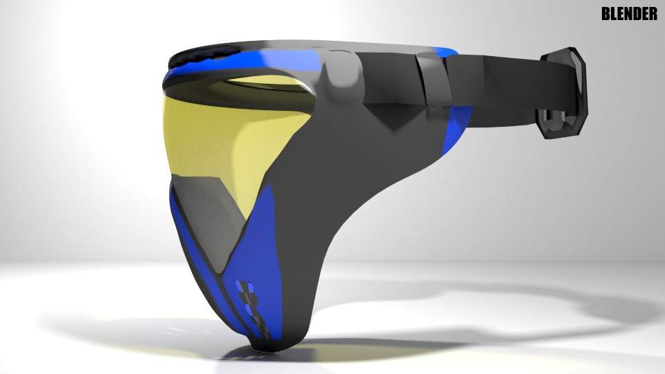 Paintball Face Mask - 3D Model by faizal3DX