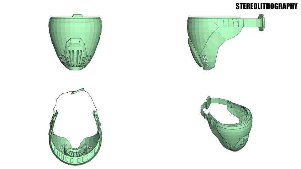 Paintball Face Mask - 3D Model by faizal3DX