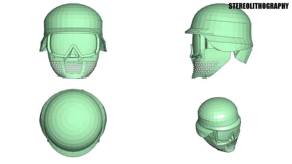 Paintball Face Mask - 3D Model by faizal3DX