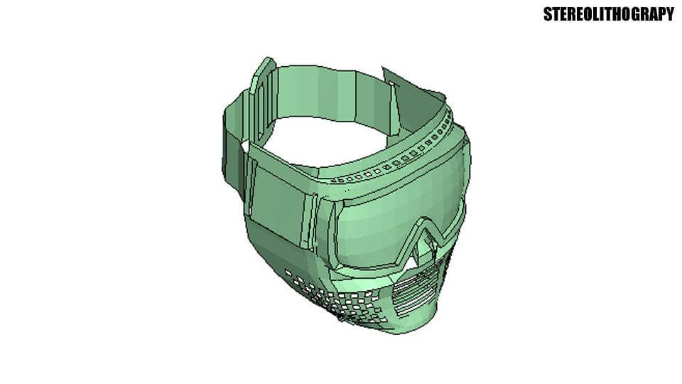 Paintball Mask - 3D Model by faizal3DX