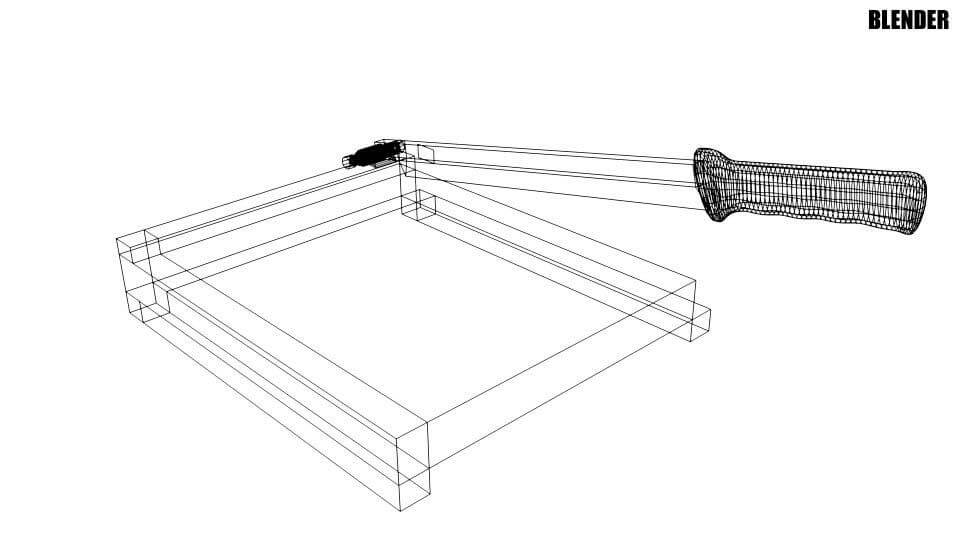 Paper Cutter - 3D Model by faizal3DX