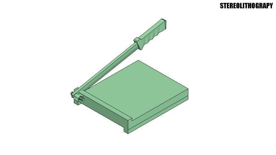 Paper Cutter - 3D Model by faizal3DX
