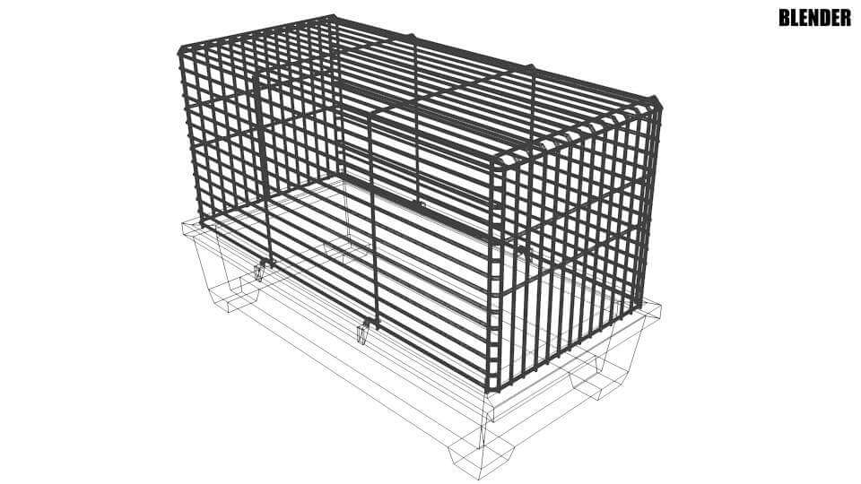Pet Cage - 3D Model by faizal3DX