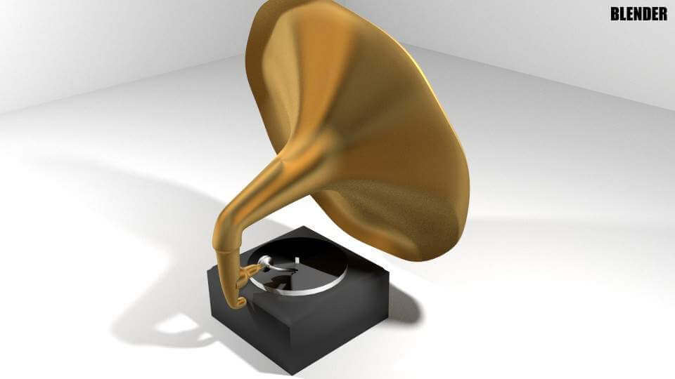 Phonograph - 3D Model by faizal3DX