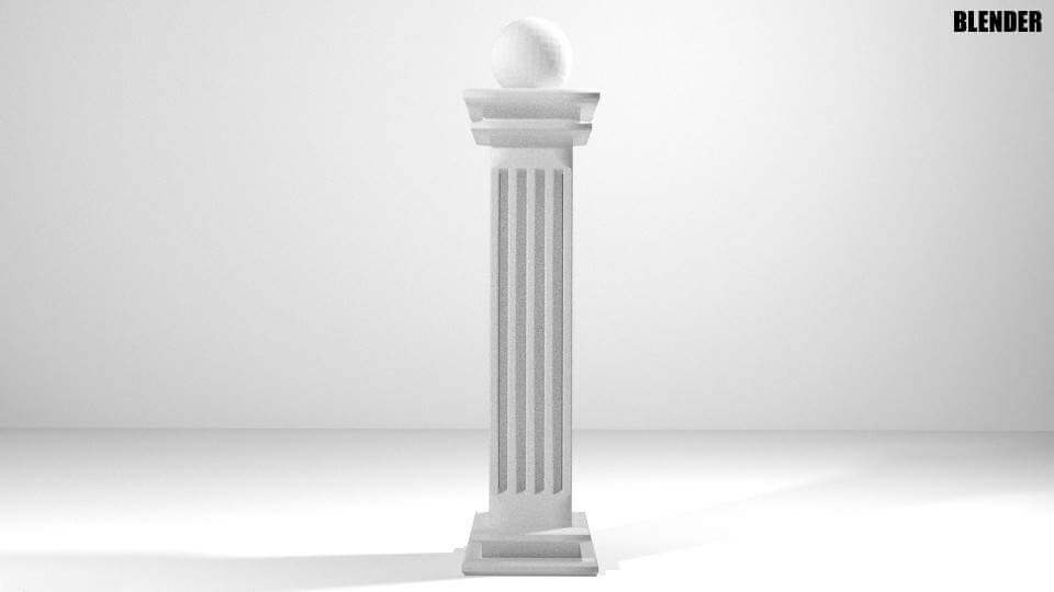 Pillar - 3D Model by faizal3DX