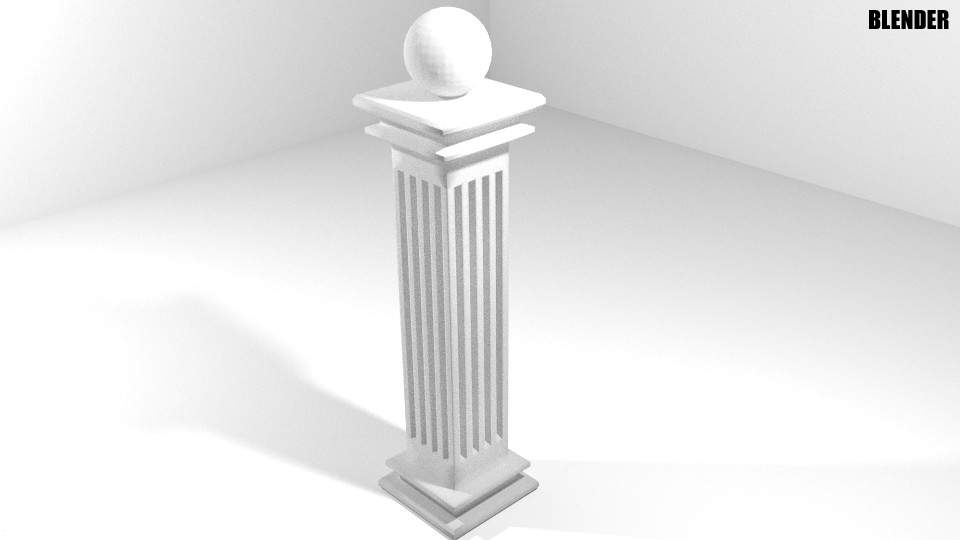 Pillar - 3D Model by faizal3DX