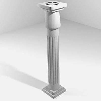 Pillar - 3D Model by faizal3DX