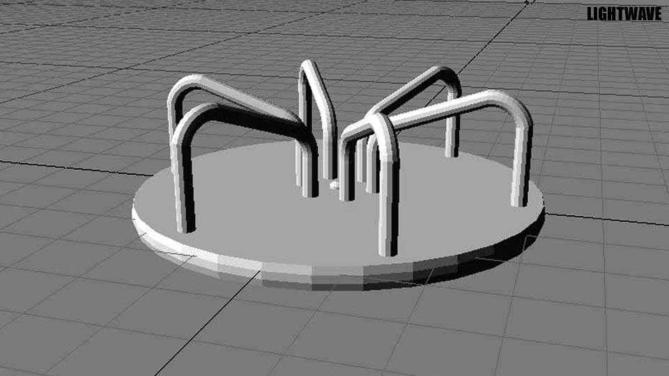 Playground Equipment - Merry Go Round 3D Model by faizal3DX