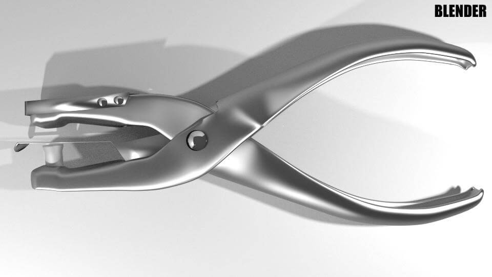 Paper Hole Punch - 3D Model by faizal3DX