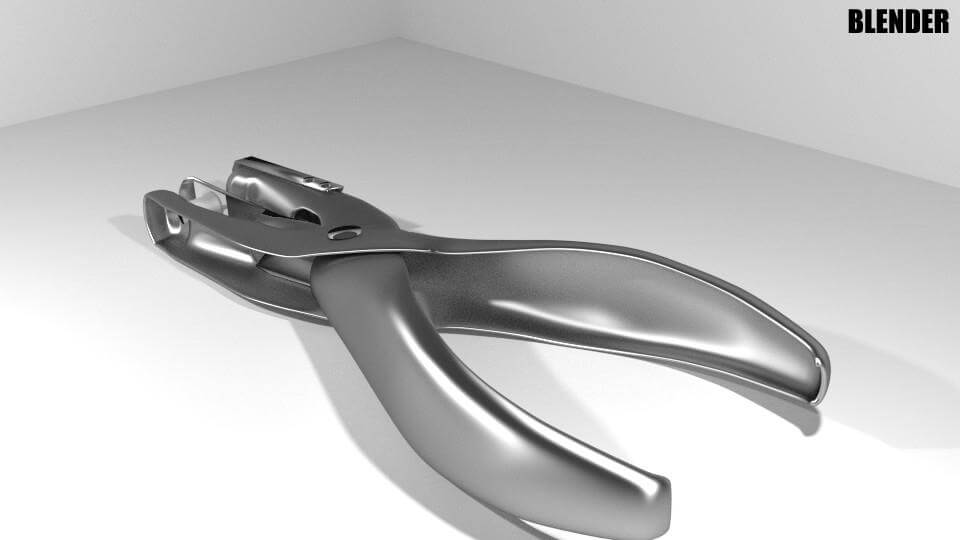 Paper Hole Punch - 3D Model by faizal3DX