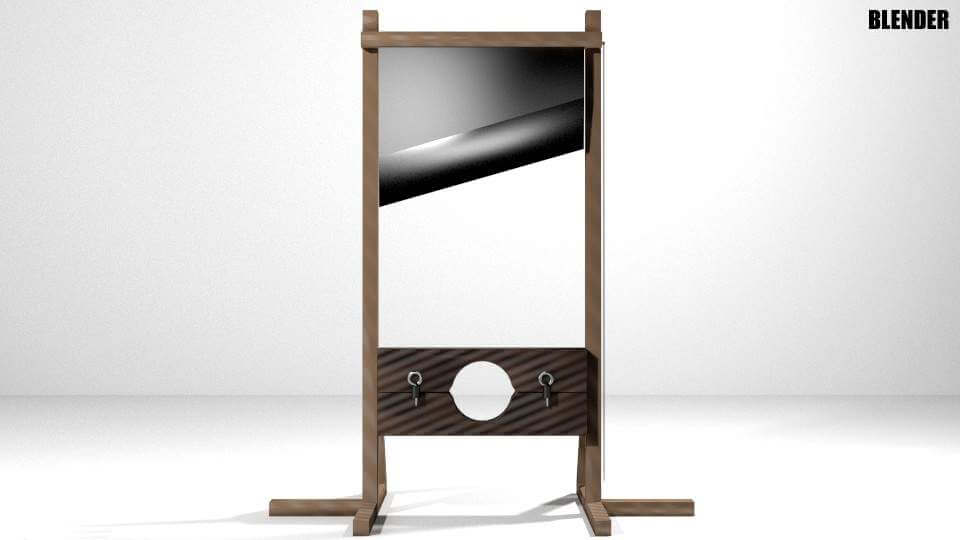 Chopping Head Chopping Punishment Device - 3D Model by faizal3DX