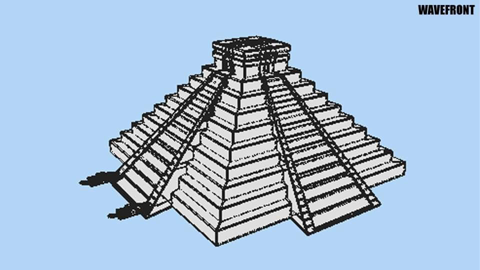 El Castillo Pyramid - 3D Model by faizal3DX