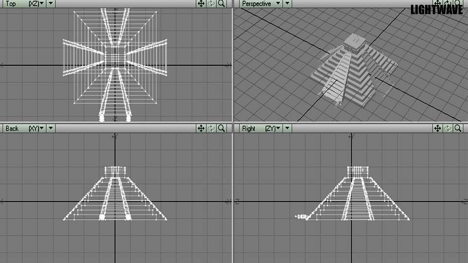 El Castillo Pyramid - 3D Model by faizal3DX