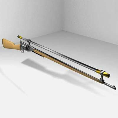 Rifle - 3D Model by faizal3DX