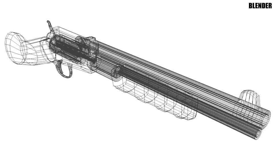 Shortgun - 3D Model by faizal3DX