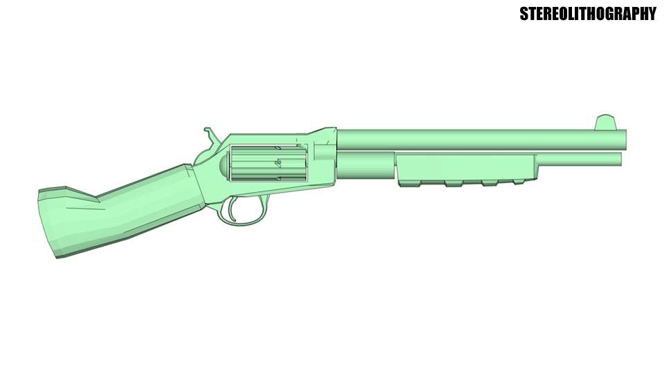 Shortgun - 3D Model by faizal3DX