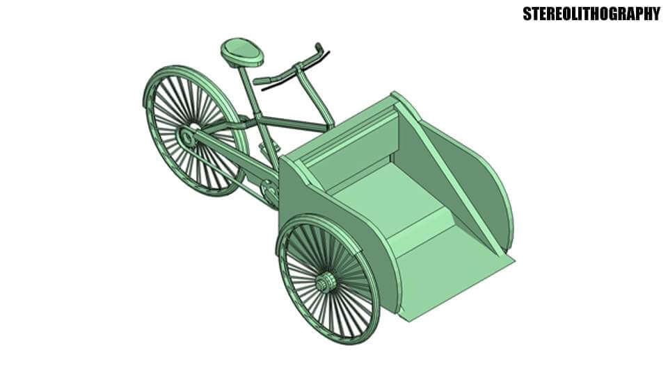 Back Driver Rickshaw - 3D Model by faizal3DX