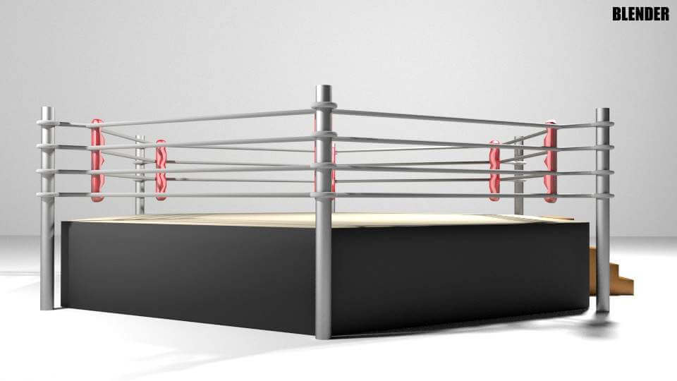 Hexagonal Ring Arena - 3D Model by faizal3DX