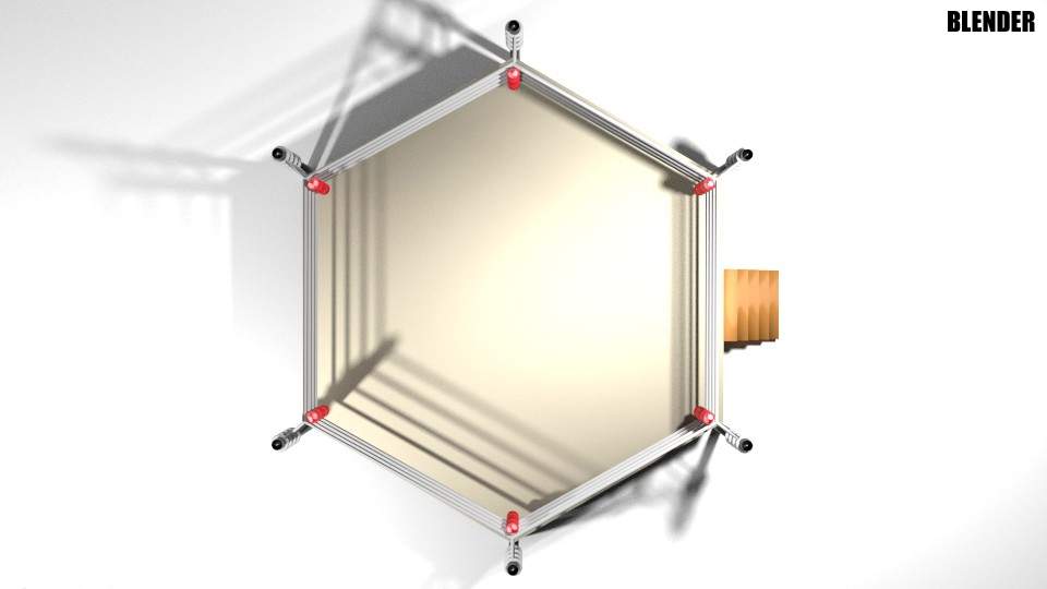 Hexagonal Ring Arena - 3D Model by faizal3DX