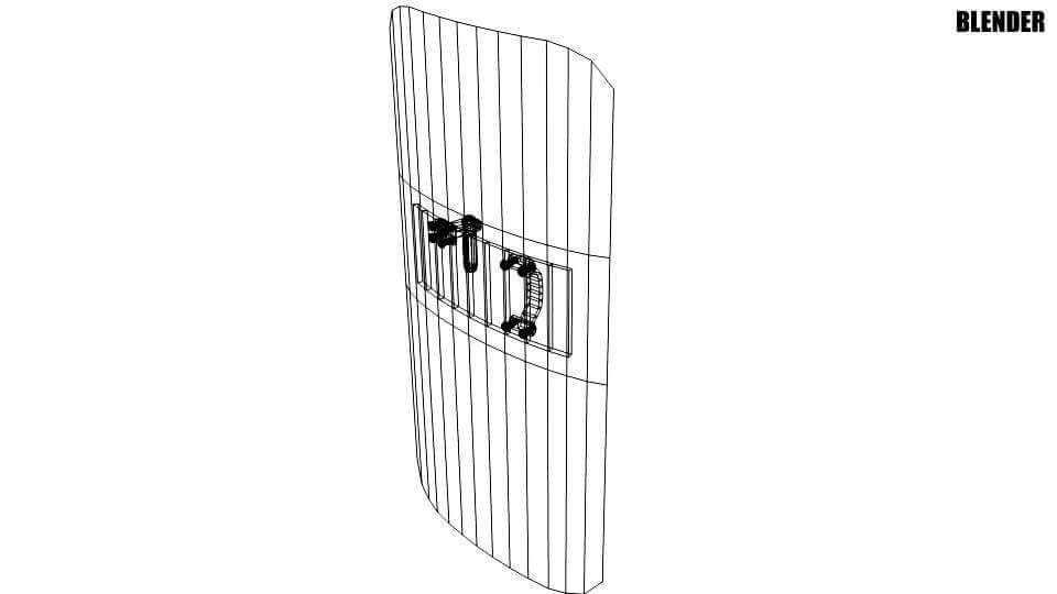 Riot Shield - 3D Model by faizal3DX