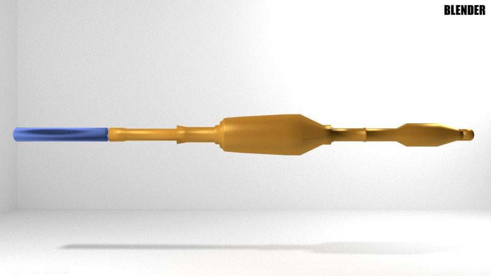 Rocket Launcher Projectile - RPG PG 7R 3D Model by faizal3DX