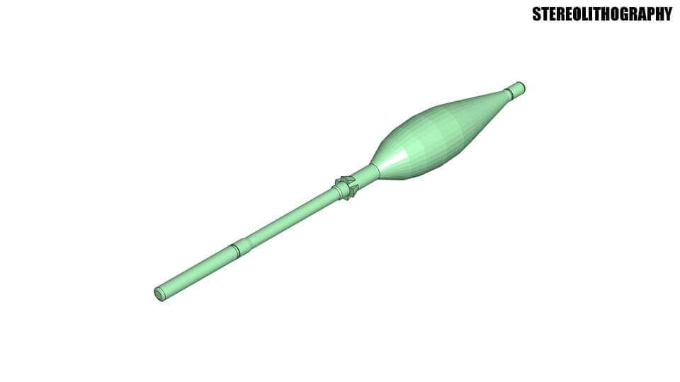 Rocket Launcher Projectile - RPG PG 7VL 3D Model by faizal3DX