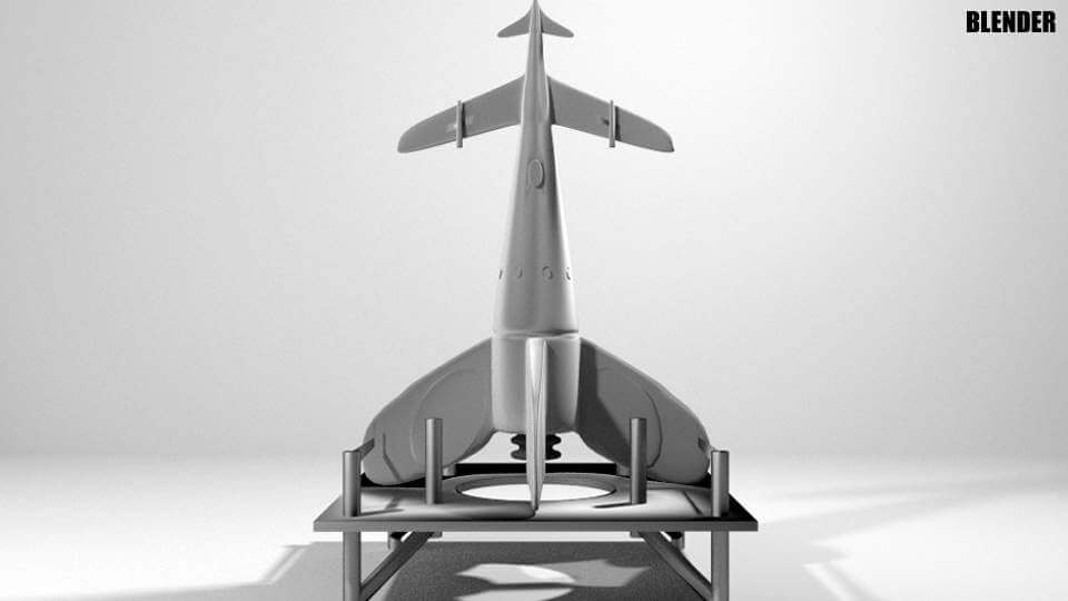 Q Rocketship Missile - 3D Model by faizal3DX