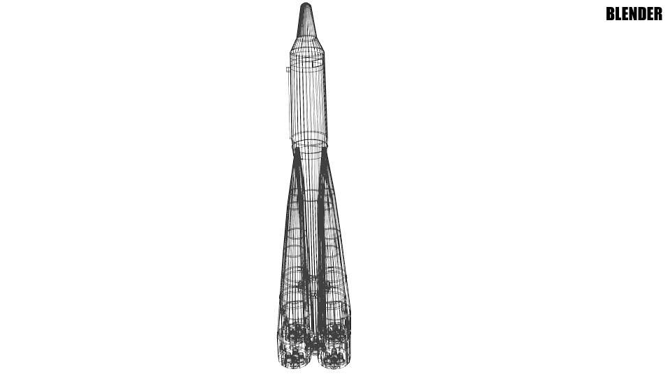 R-7 Semyorka Rocket Missile 3D Model by faizal3DX