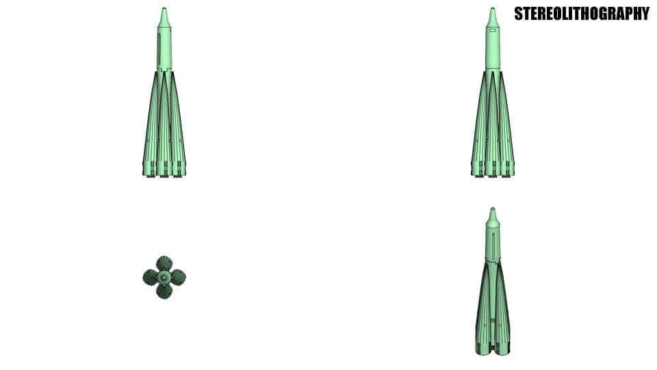 R-7 Semyorka Rocket Missile 3D Model by faizal3DX