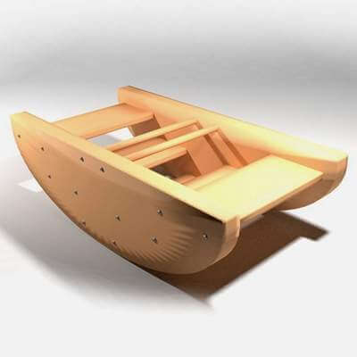 Rocking Boat - 3D Model by faizal3DX