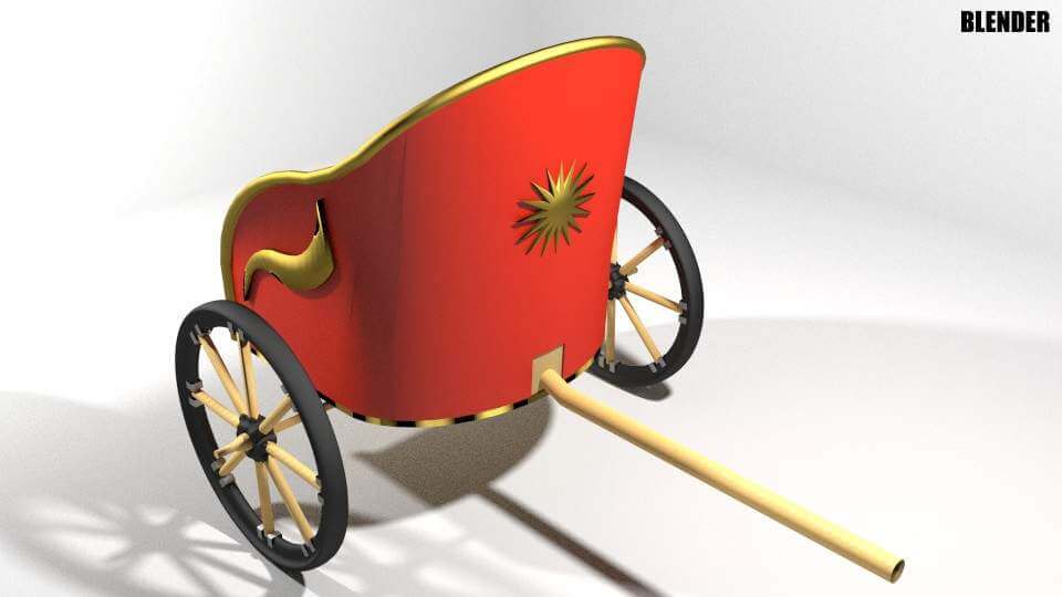 Roman Chariot - 3D Model by faizal3DX
