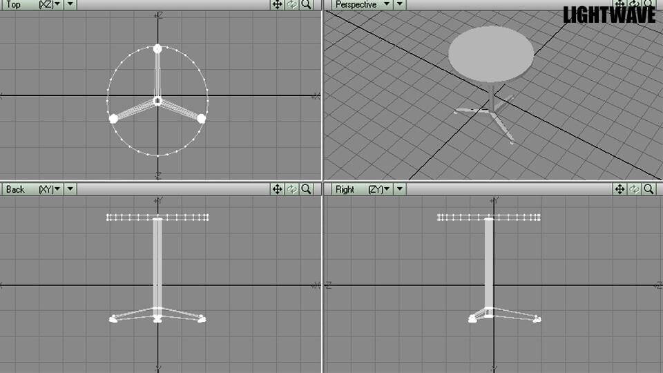 Round Table - 3D Model by faizal3DX