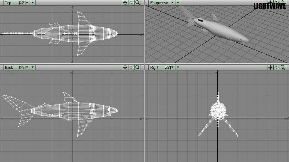 Blue Shark - 3D Model by faizal3DX