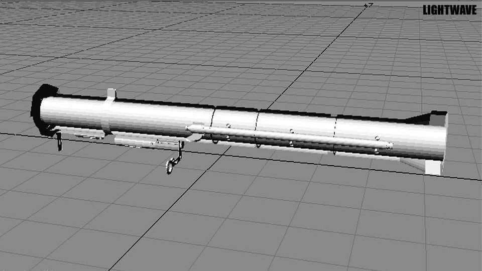 AT-4 Shoulder-fired Rocket Launcher 3D Model by faizal3DX