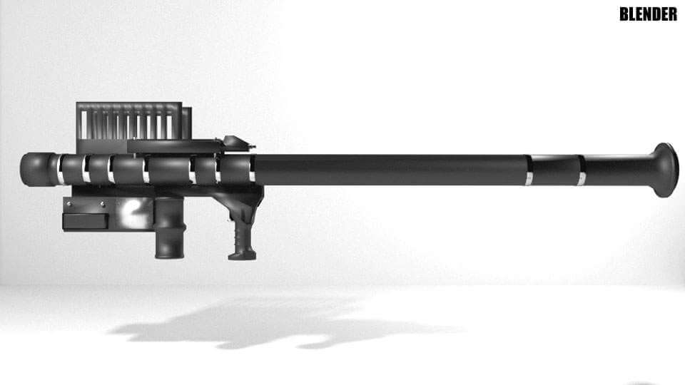 FIM-92 Stinger Shoulder-fired Rocket Launcher 3D Model by faizal3DX
