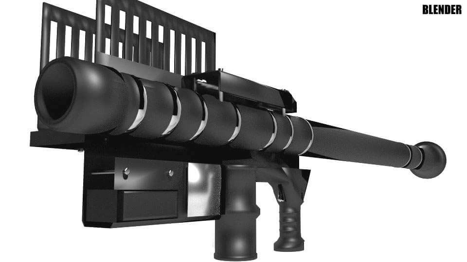FIM-92 Stinger Shoulder-fired Rocket Launcher 3D Model by faizal3DX