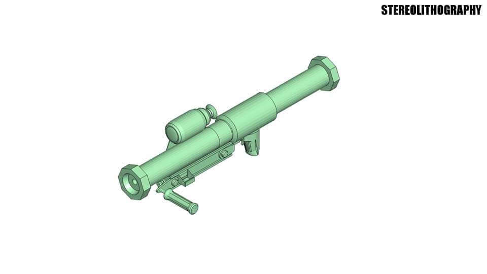 Panzerfaust3 Shoulder-fired Rocket Launcher 3D Model by faizal3DX