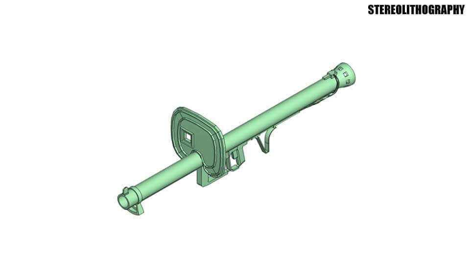 Raketenpanzerbuch Shoulder-fired Rocket Launcher 3D Model by faizal3DX