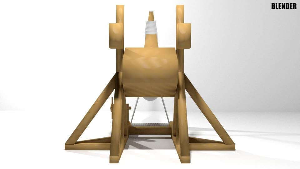 Trebuchet - 3D Model by faizal3DX