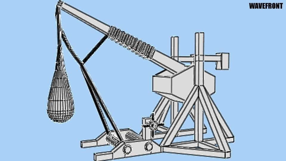 Trebuchet - 3D Model by faizal3DX