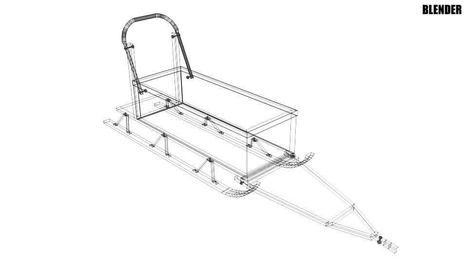 Sled Type 4 - 3D Model by faizal3DX