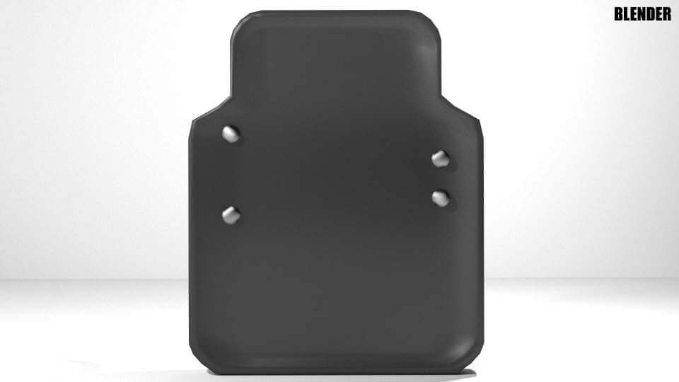 Small Ballistic Shield - 3D Model by faizal3DX