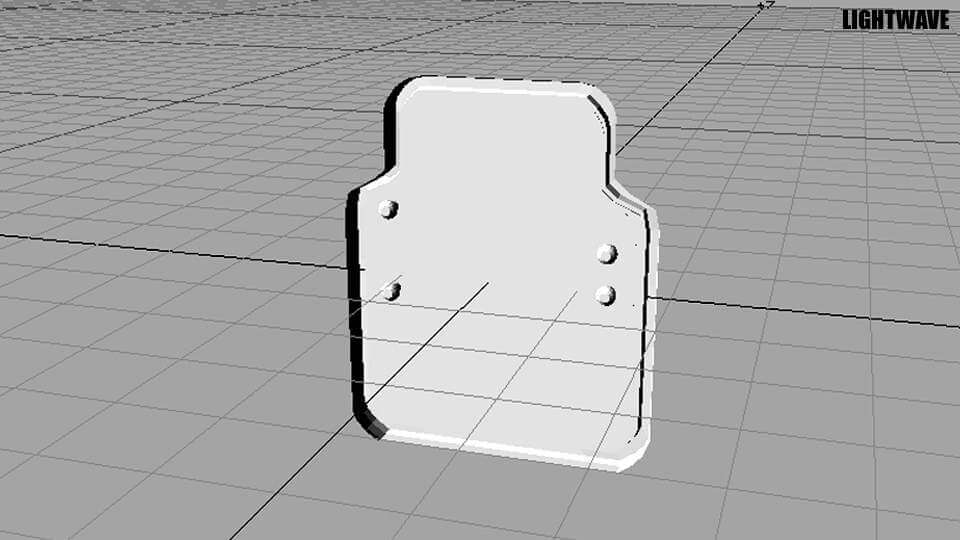 Small Ballistic Shield - 3D Model by faizal3DX