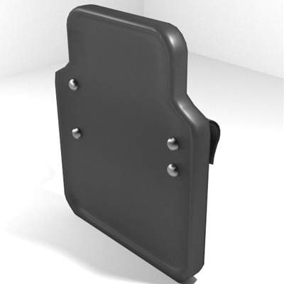 Small Ballistic Shield - 3D Model by faizal3DX