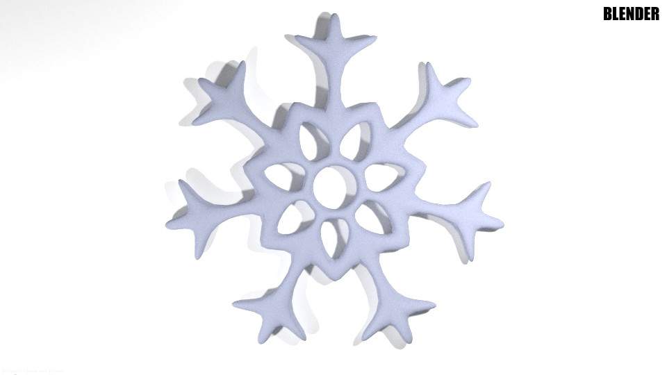 Snowflake - 3D Model by faizal3DX