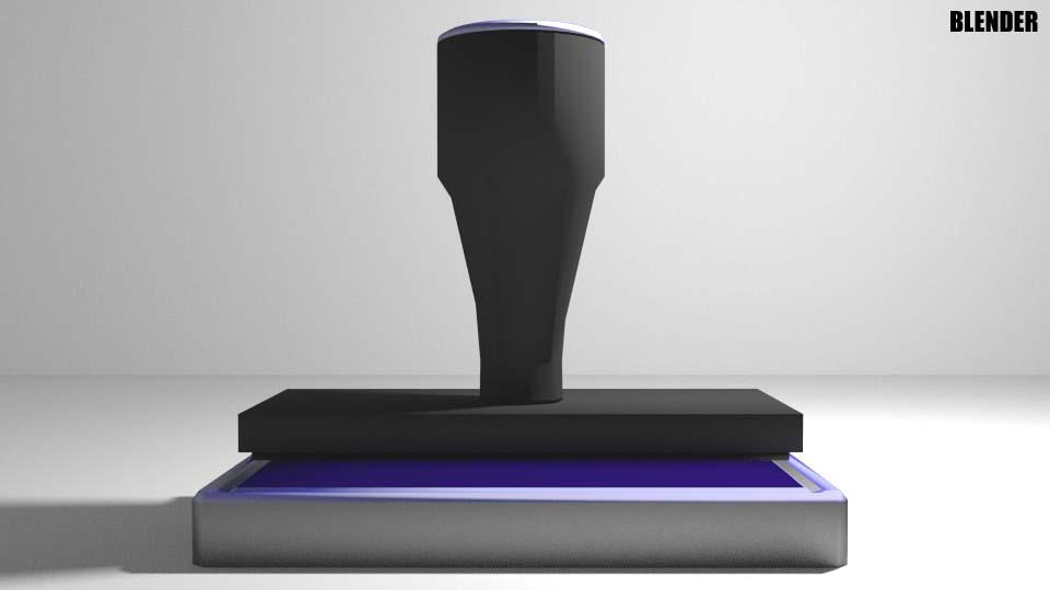 Rubber Stamp - 3D Model by faizal3DX