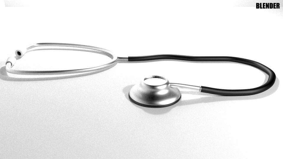 Stethoscope - 3D Model by faizal3DX