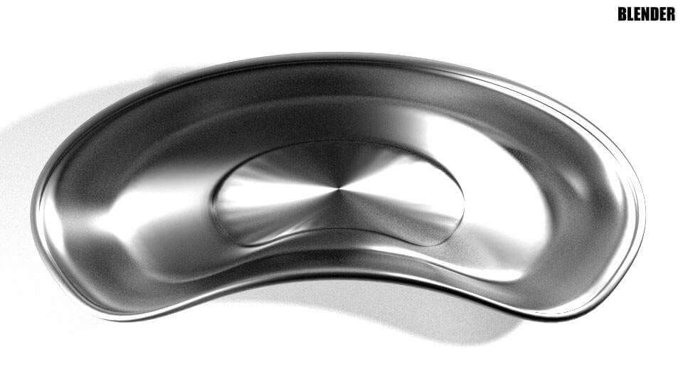 Surgical Kidney Dish - 3D Model by faizal3DX